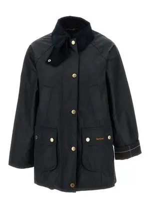 Barbour Giacca Modern Beadnell Wax - Blu