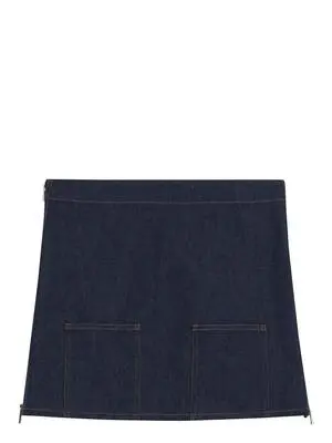 Fendi Navy Mini Skirt - Blue