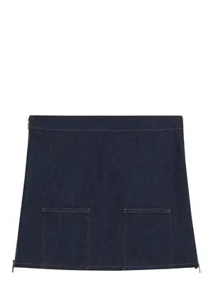 Fendi Navy Mini Skirt - Blue