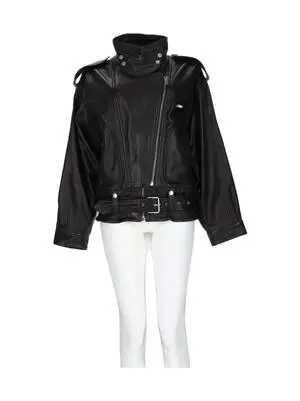 Isabel Marant Étoile Giacca In Pelle D'agnello - Black