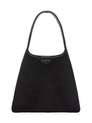 Alaïa Small Calf Hair Hobo Bag - Brown