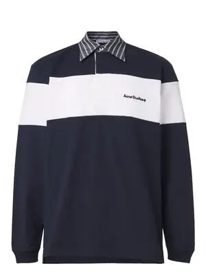 Acne Studios Cotton Jersey Polo Sweater - Multicoloured