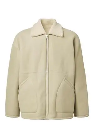 Auralee Reversible Shearling Jacket - Beige