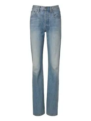 Gucci Faded Straight Jeans - Blue