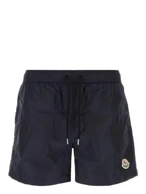 Moncler Navy Nylon Swimming Shorts - Blue