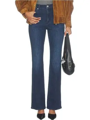 Good American Good Classic Bootcut Jeans In Blue - Skipper
