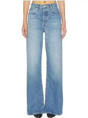 FRAME Frame The Off Duty Loose Jeans In Blue. Flutter