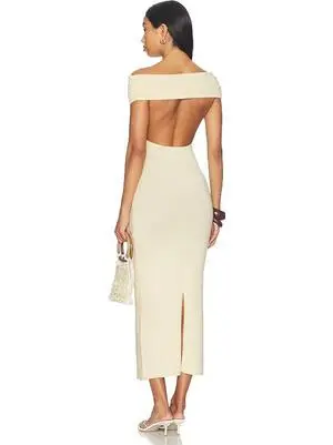 LOVERS AND FRIENDS Claudie Off Shoulder Dress - Ivory