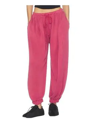 Free People X Momentum Pant In Purple - Brick