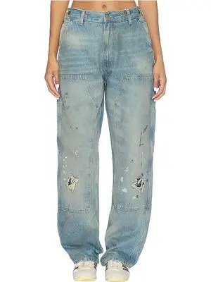 Free People X We The Free Emily Carpenter Jean In Blue - Ubi