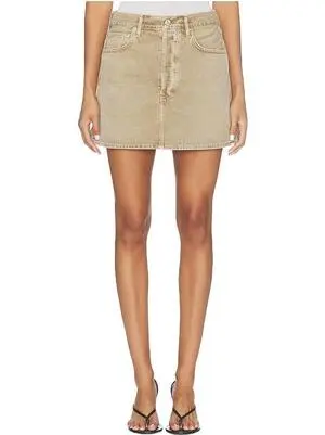 Citizens Of Humanity Ramona Mini Skirt - Tan