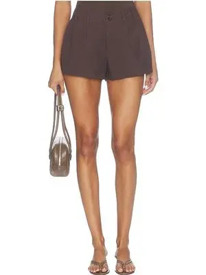 Tularosa Jessa Short In Brown - Dark Brown