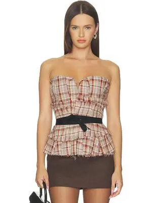 V. CHAPMAN V. Chapman X Kristopher Brock Madrid Top In Multi. Plaid