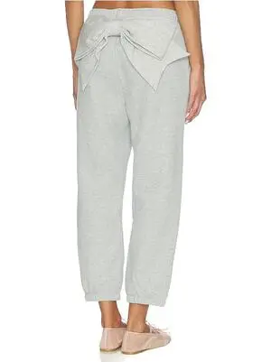 SANDY LIANG Sandy Liang Dimple Sweatpant In Grey.