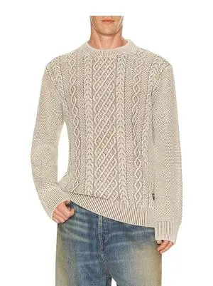 DARK SEAS Big Sur Sweater In Brown - String