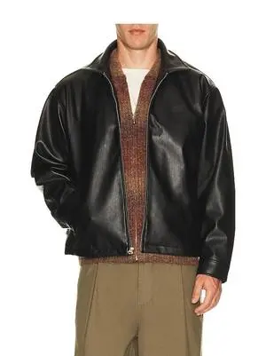 Obey Workman Pu Jacket - Black