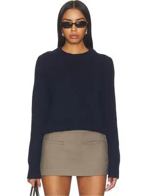 LA LIGNE Solid Mini Martin Sweater - Navy
