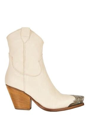 FREE PEOPLE Free People Brayden Western Boot In Beige.