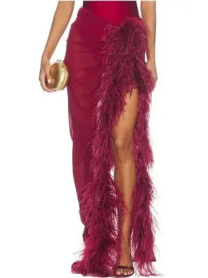 BRONX BANCO Bronx Banco Bella Skirt In Red. Ruby