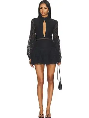 MORE TO COME Klaire Mini Dress - Black