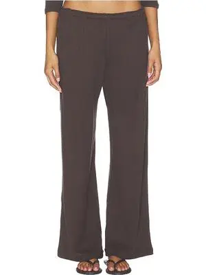 VIR VITA Vir Vita Hilda Pointelle Pant In Chocolate.