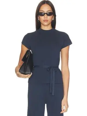 4TH & RECKLESS Mirabelle Knitted Top - Navy