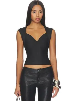 Lioness Princess Tank In Black - Noir