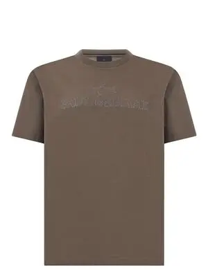 PAUL & SHARK Aqua Touch Cotton T-shirt With Logo Embroidery
