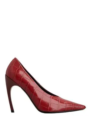 ROGER VIVIER Choc Pumps In Leather - Red