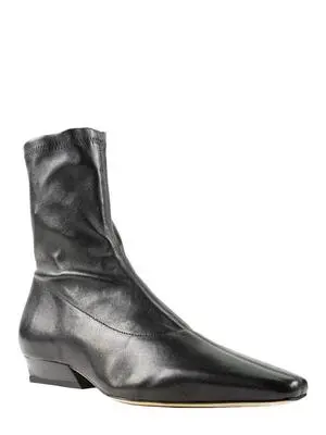 STAUD Wally Pointed-toe Ankle Boots