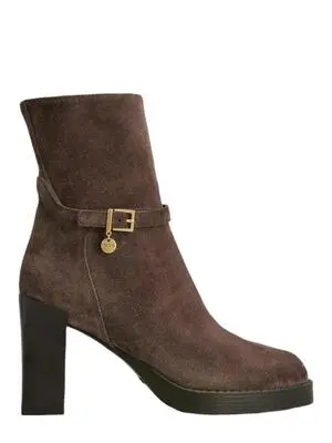 TOD'S Buckle-detail Gomma Ankle Boots - Brown