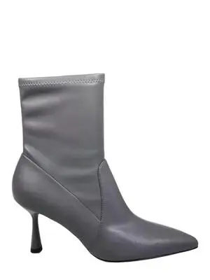 SERGIO LEVANTESI Janet Pointed-toe Ankle Boots - Grey