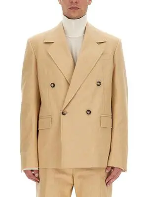 Bottega Veneta Double-breasted Jacket - Brown