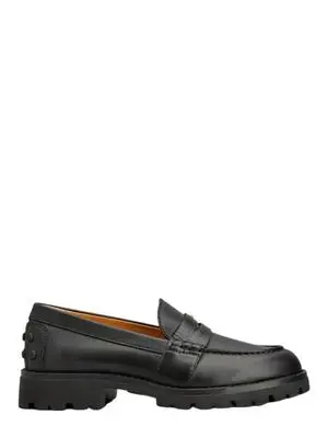 TOD'S Gomma 31m Mocassinos Lettering - Black