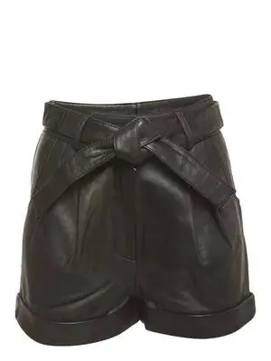 MAJE Ibord Belted Shorts