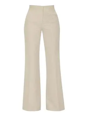Stella McCartney Pressed-crease Flared Trousers - Neutrals