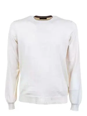 FAY Crew-neck Ribbed-trim Sweater