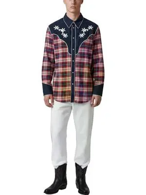 Dsquared2 Checked Shirt - Blue