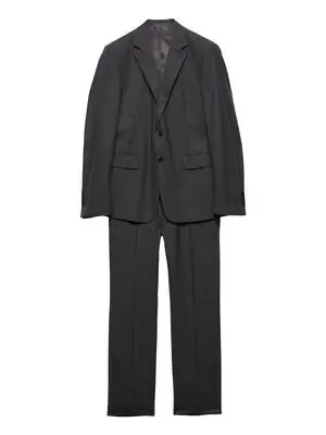 Prada Single-breasted Cashmere Blend Suit - Grey