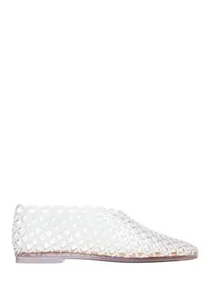 Steve Madden Grove Square Toe Flats - Clear