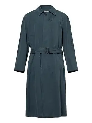 THE ROW Ninot Long Cotton Duster Coat - Green