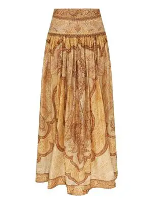Zimmermann Wanderlust Maxi Skirt - Multicolor