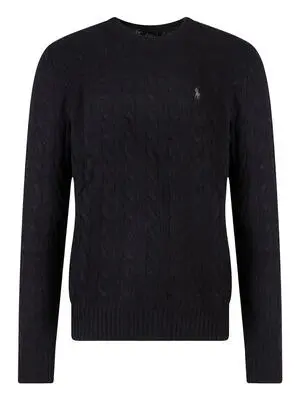 Polo Ralph Lauren Wool And Cashmere Sweater Black