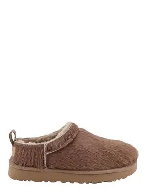 UGG Classic Micro Calf Hair Loafers In Pony Skin - Brown