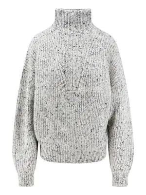 MARANT ETOILE Cotton Blend Sweater Grey