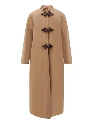 PHILIPPA 1970 Harriet Wool Coat With Frogs