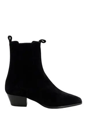 AeydĒ Suede Ankle Boots Black