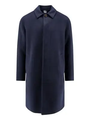 Aspesi Virtuoso Wool Coat - Blue