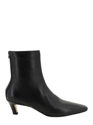 TOTEME Leather Boots - Black