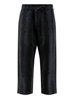 ADIDAS Y-3 Oversize Viscose, Cotton And Linen Trousers
